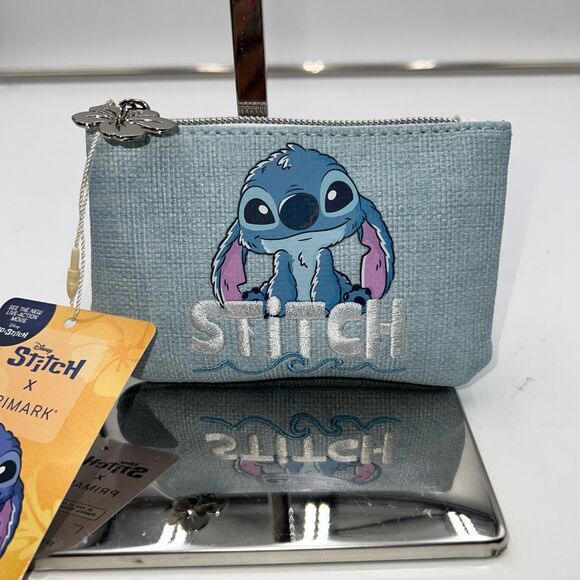 Disney | Bags | Disney X Primark Stitch Coated Canvas Small Walletpouch ...